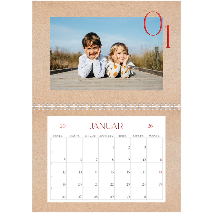 Fotokalender A4 im Querformat » Fotokalender A4 | posterXXL