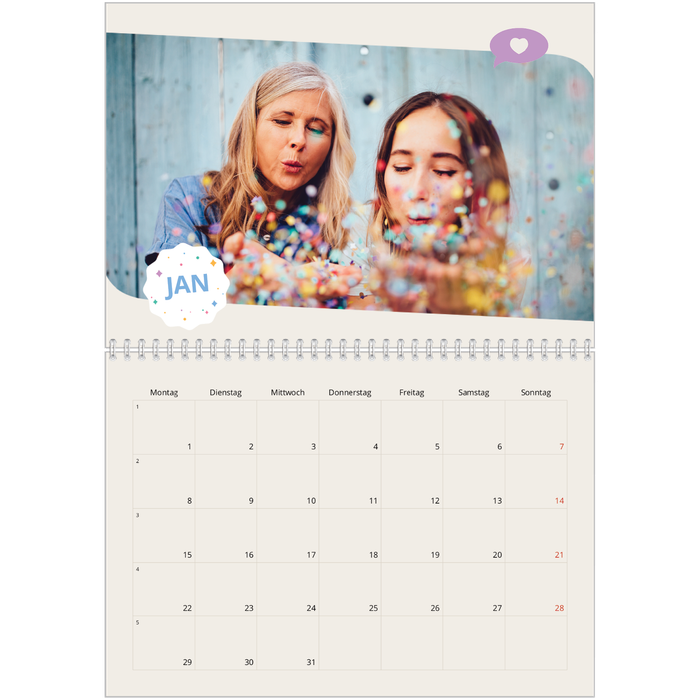Fotokalender A3 im Querformat » Kalender A3 | PosterXXL